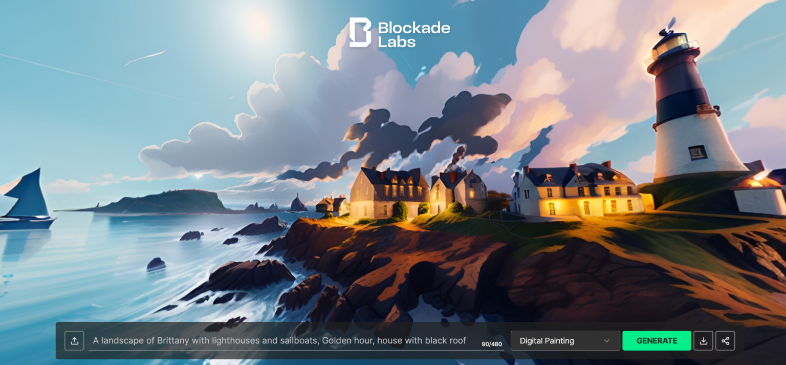 Create incredible 360° skybox with Blockade Labs
